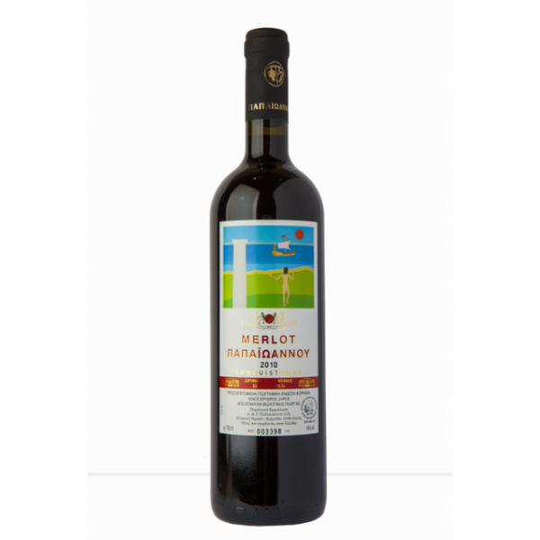 Οίνος Ερυθρός Merlot "Κτήμα Παπαϊωάνου" - NorasDeli